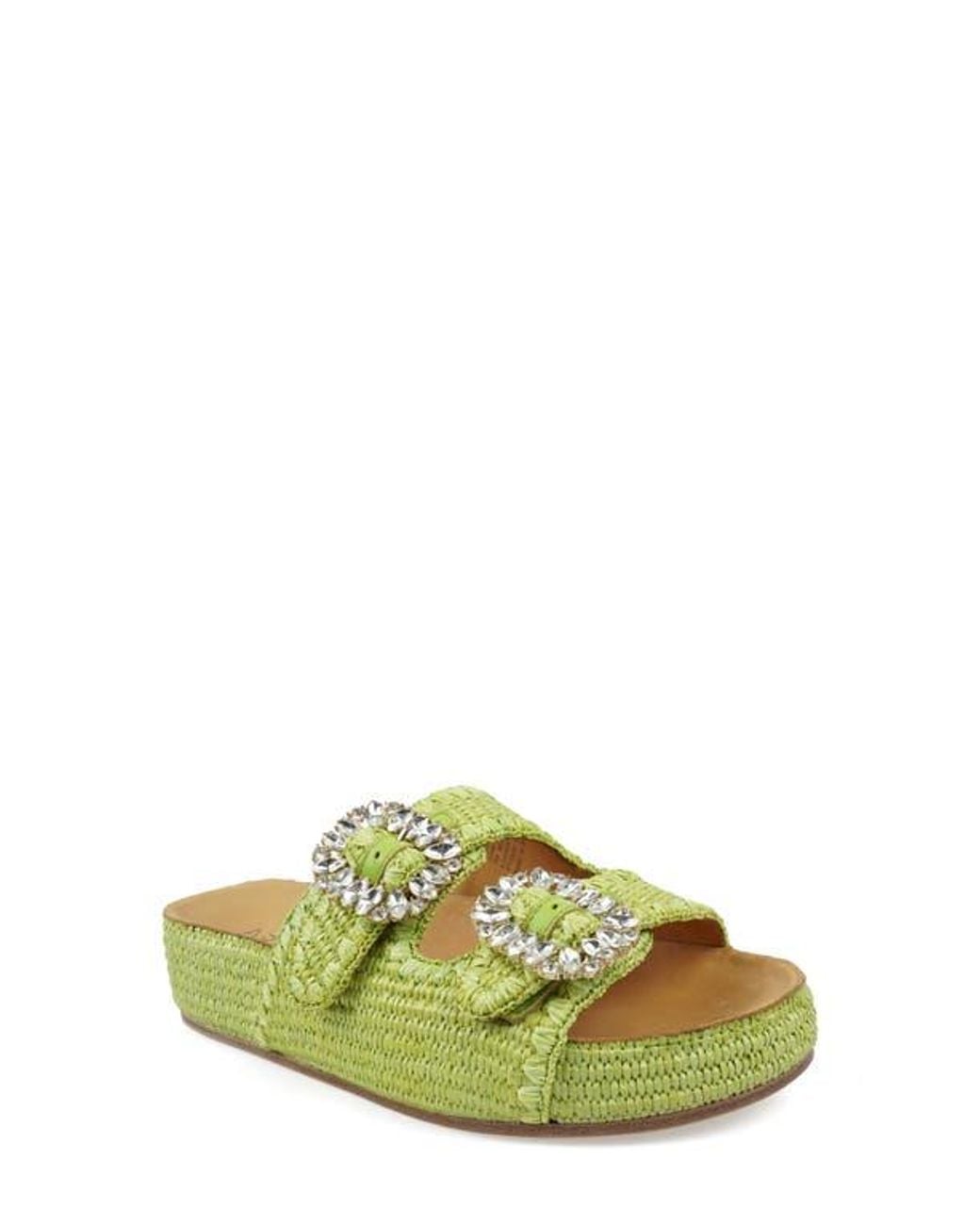Artisan — Crafted by Zigi Rad Platform Sandal in Green | Lyst