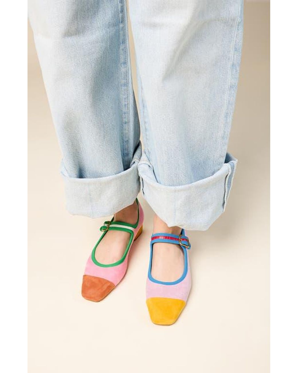 Charlotte Stone Rhiannon Cap Toe Mary Jane Pump | Lyst
