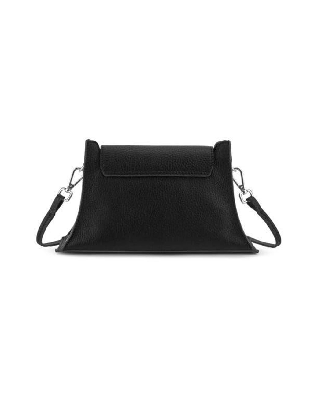 BEHNO Mini Winnie Pebble Leather Crossbody Bag in Black | Lyst