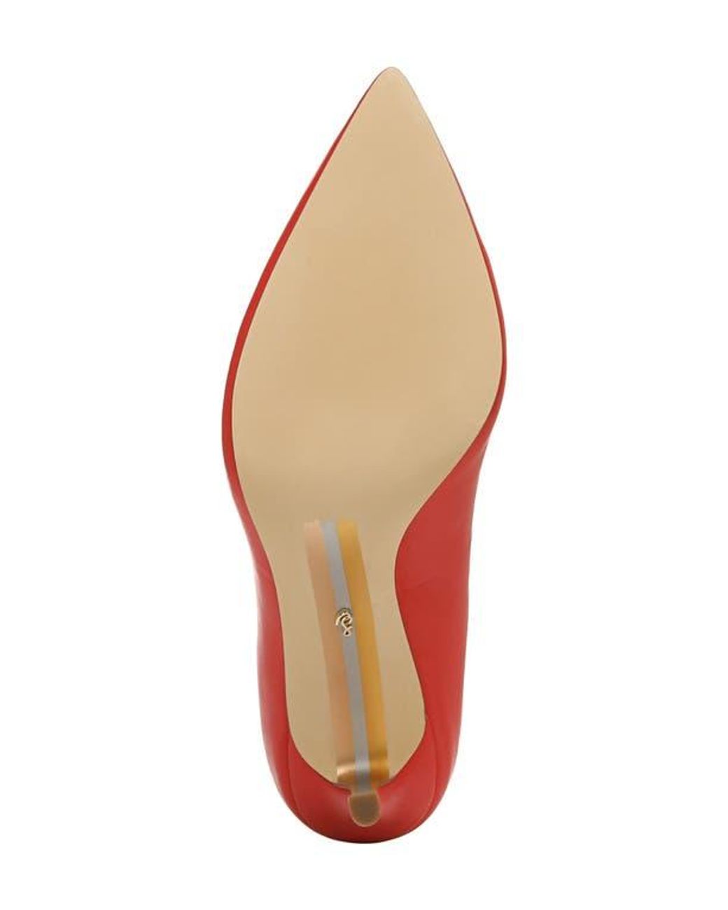 Sam Edelman Hazel Pointed Toe Pump in Red | Lyst
