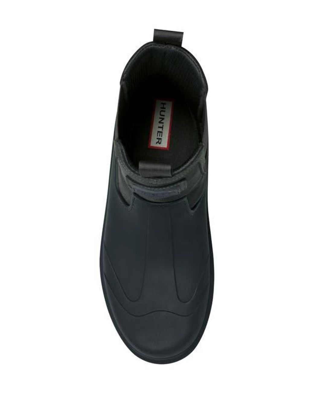 HUNTER Lorde Waterproof Chelsea Boot in Black for Men | Lyst