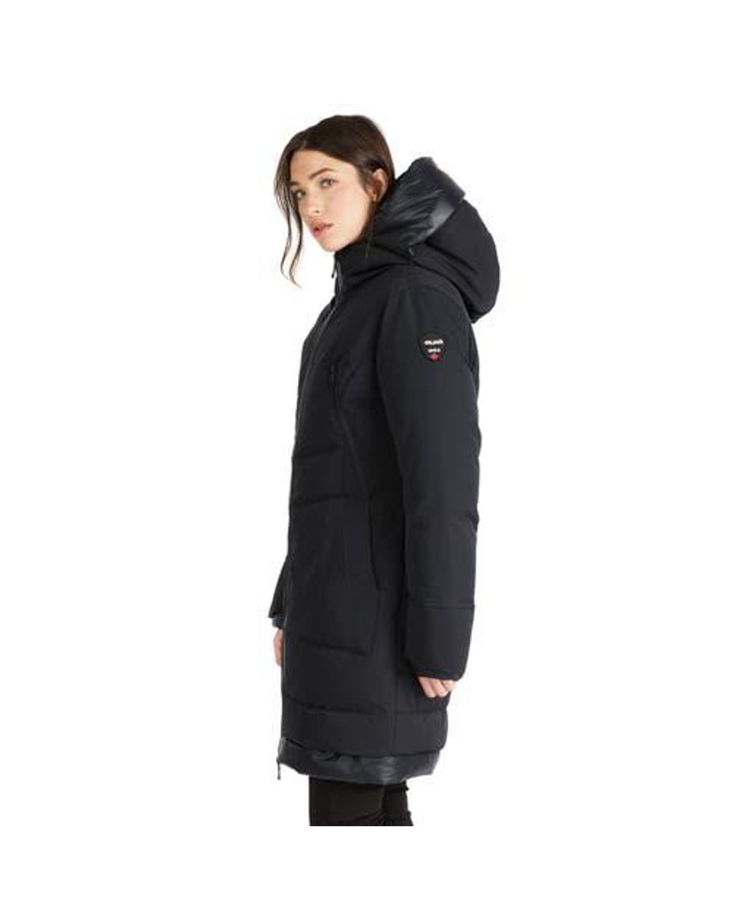 Pajar Rimi Mid Length Parka With Fixed Hood in Black | Lyst