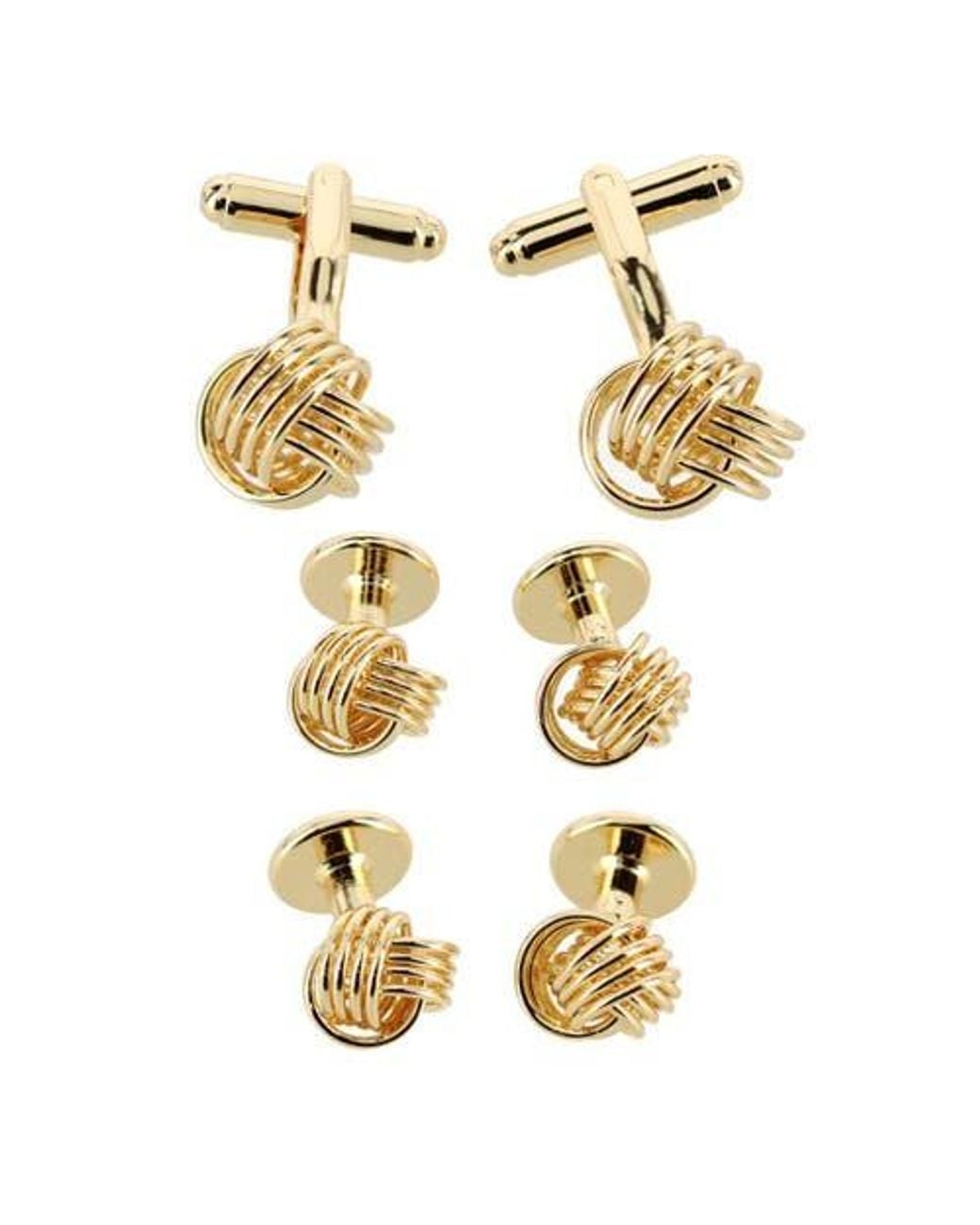 Trafalgar Kenneth Knot Formal Set in Metallic for Men | Lyst