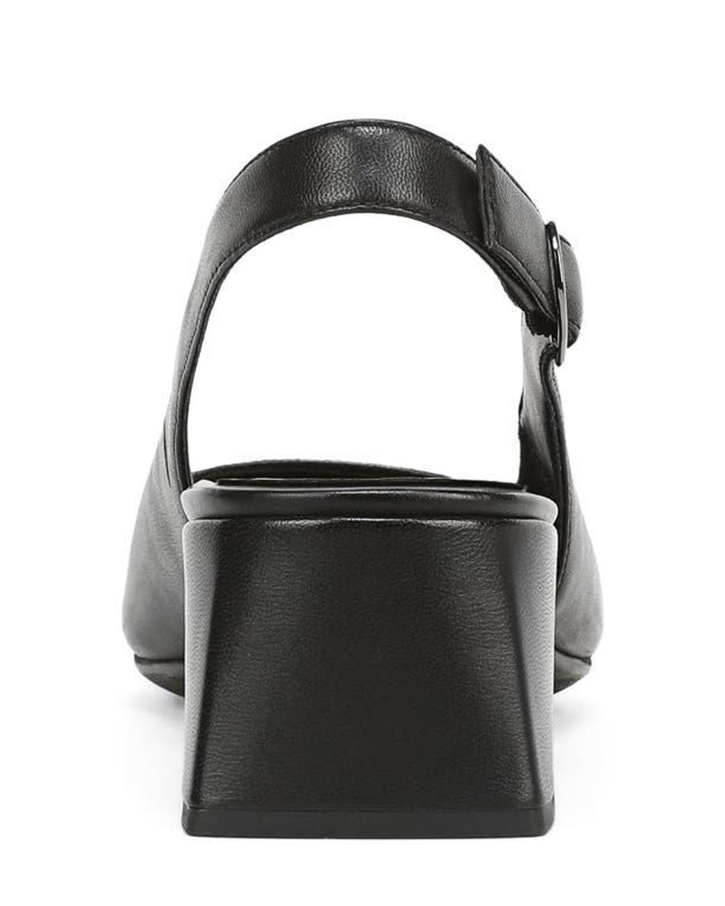 Vionic Reyes Block Heel Slingback Pump in Black | Lyst