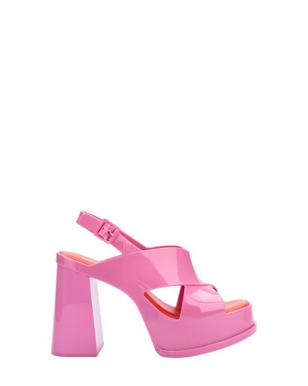 Melissa Dance Slingback Platform Sandal in Pink | Lyst