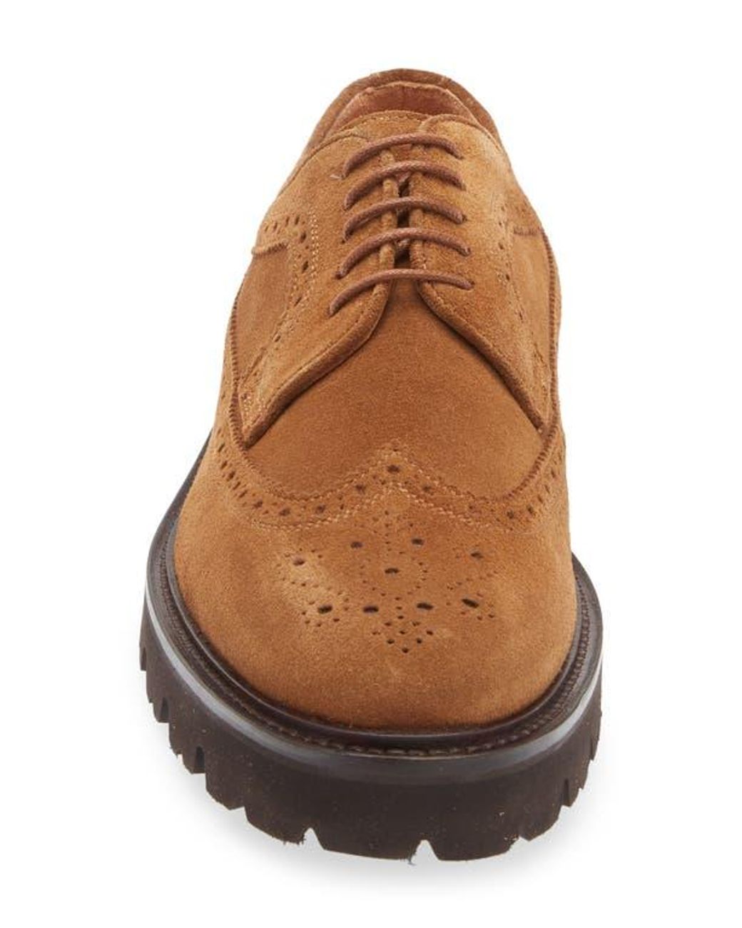 Gentle Souls Faro Wingtip Brogue Derby in Brown for Men | Lyst