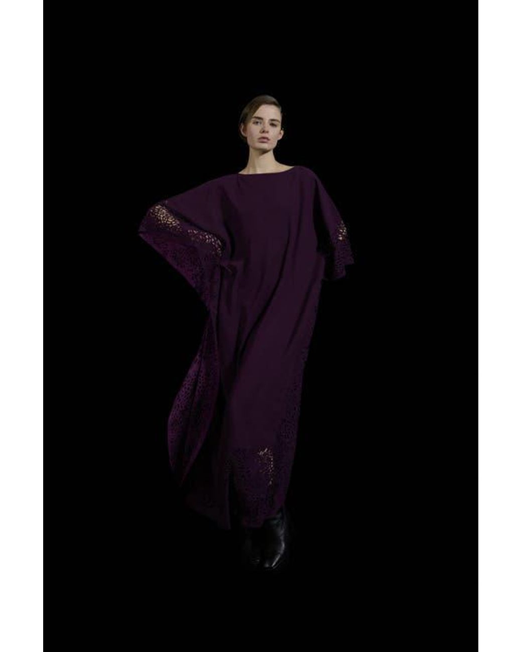 eem Laser-Cut Kaftan in Purple | Lyst