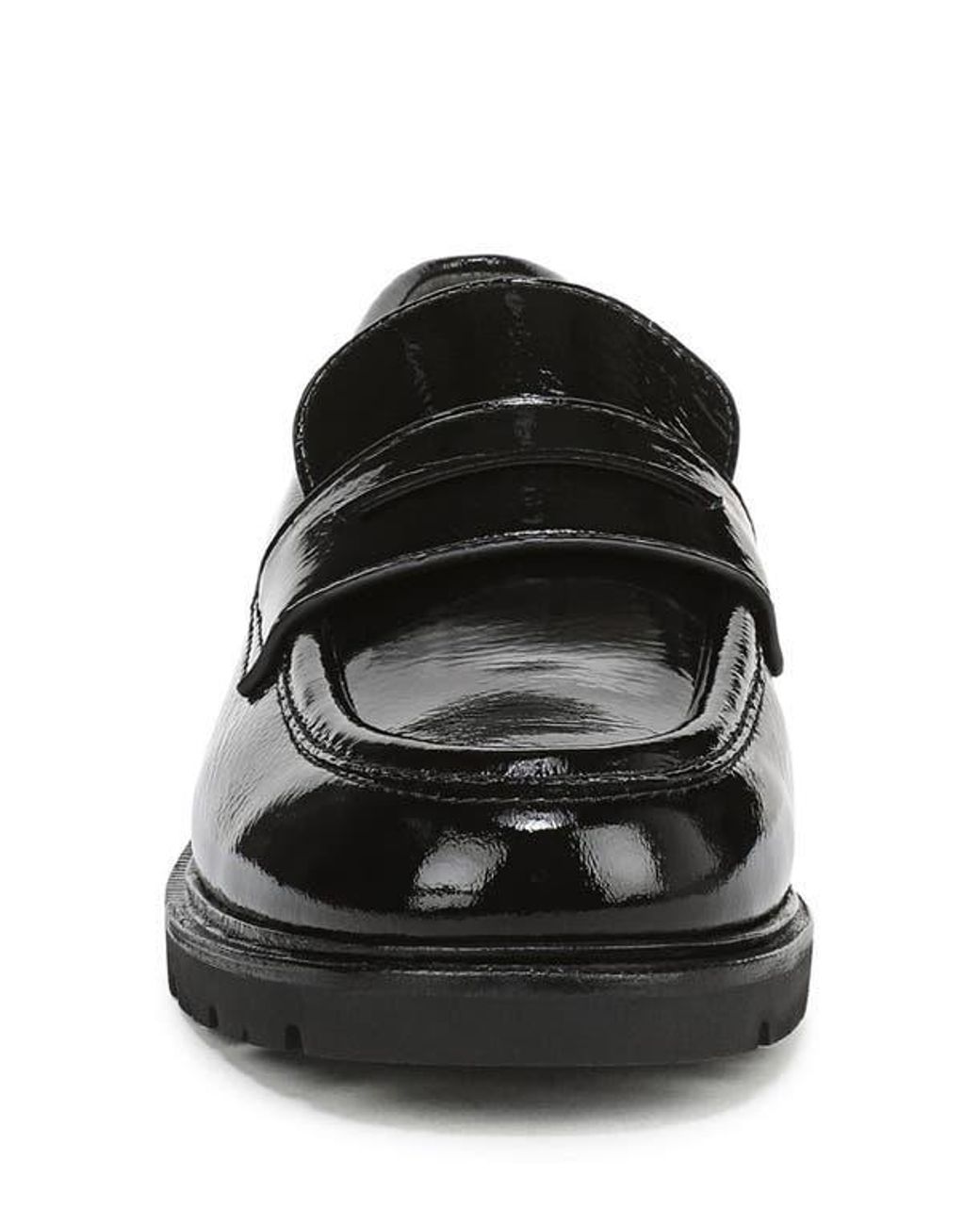 Vince Siena Lugged Penny Loafer in Black | Lyst