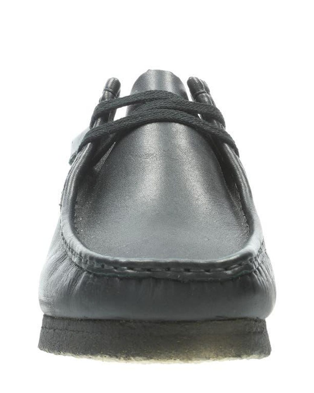 Clarks Clarks Wallabee Moc Toe Derby in Gray for Men | Lyst