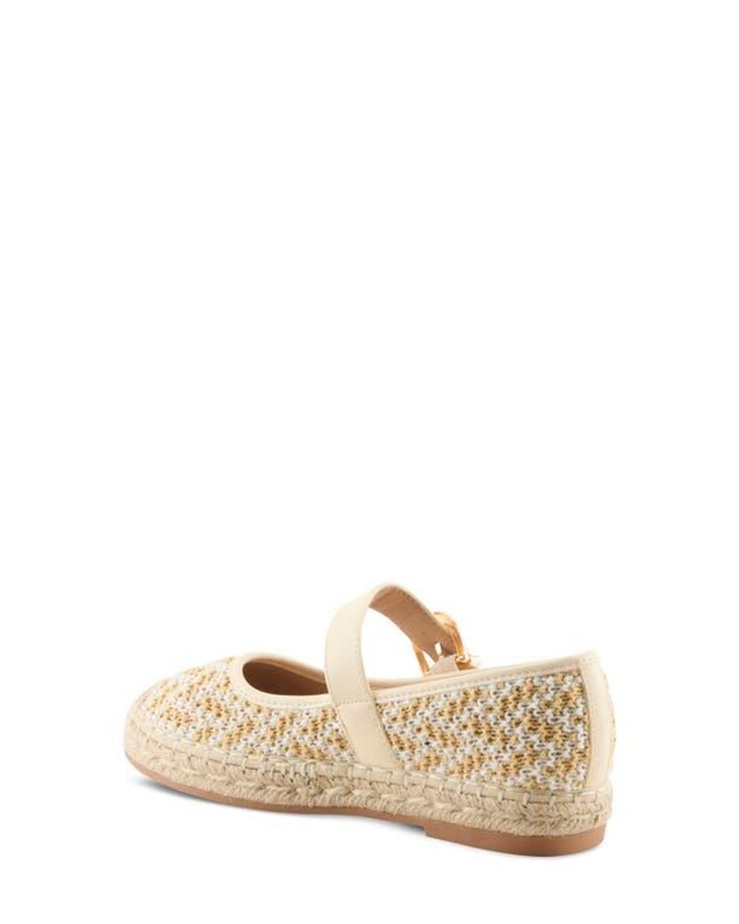 AZURA BY SPRING STEP Seaharbor Mary Jane Flat in Natural | Lyst