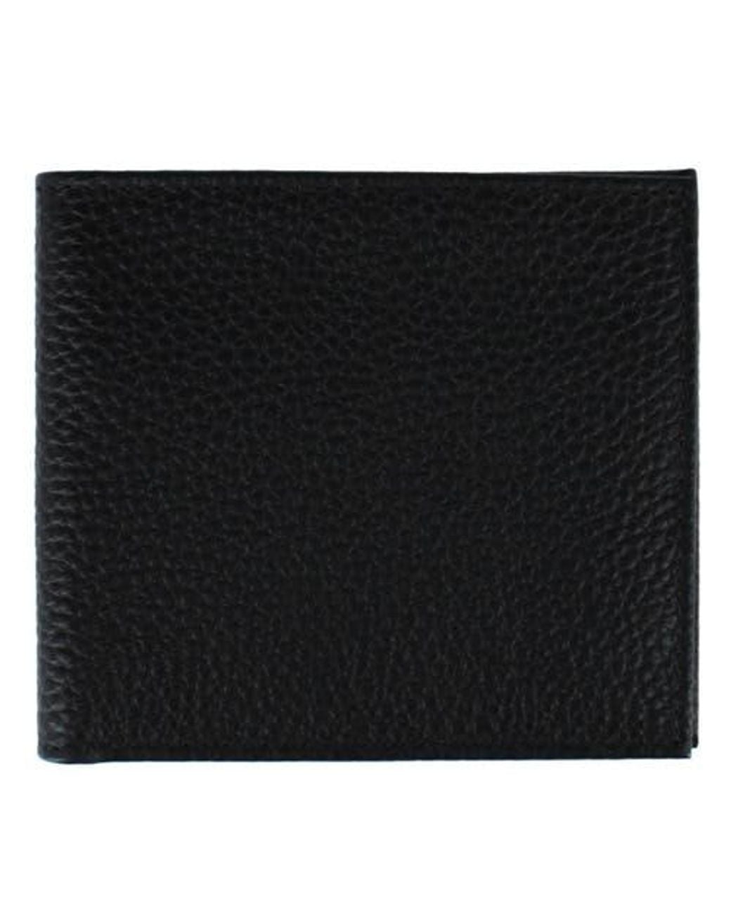 Trafalgar Pierce Pebble Grain Classic Leather Bi-Fold Wallet in Black ...