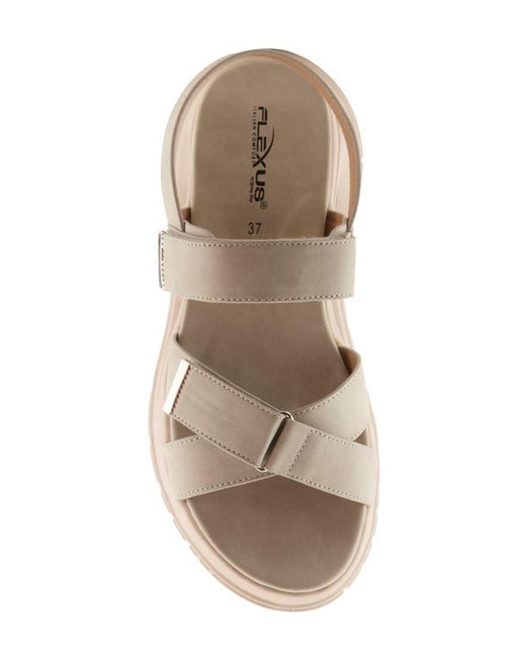 Flexus by Spring Step Firebird Platform Sandal in Natural | Lyst