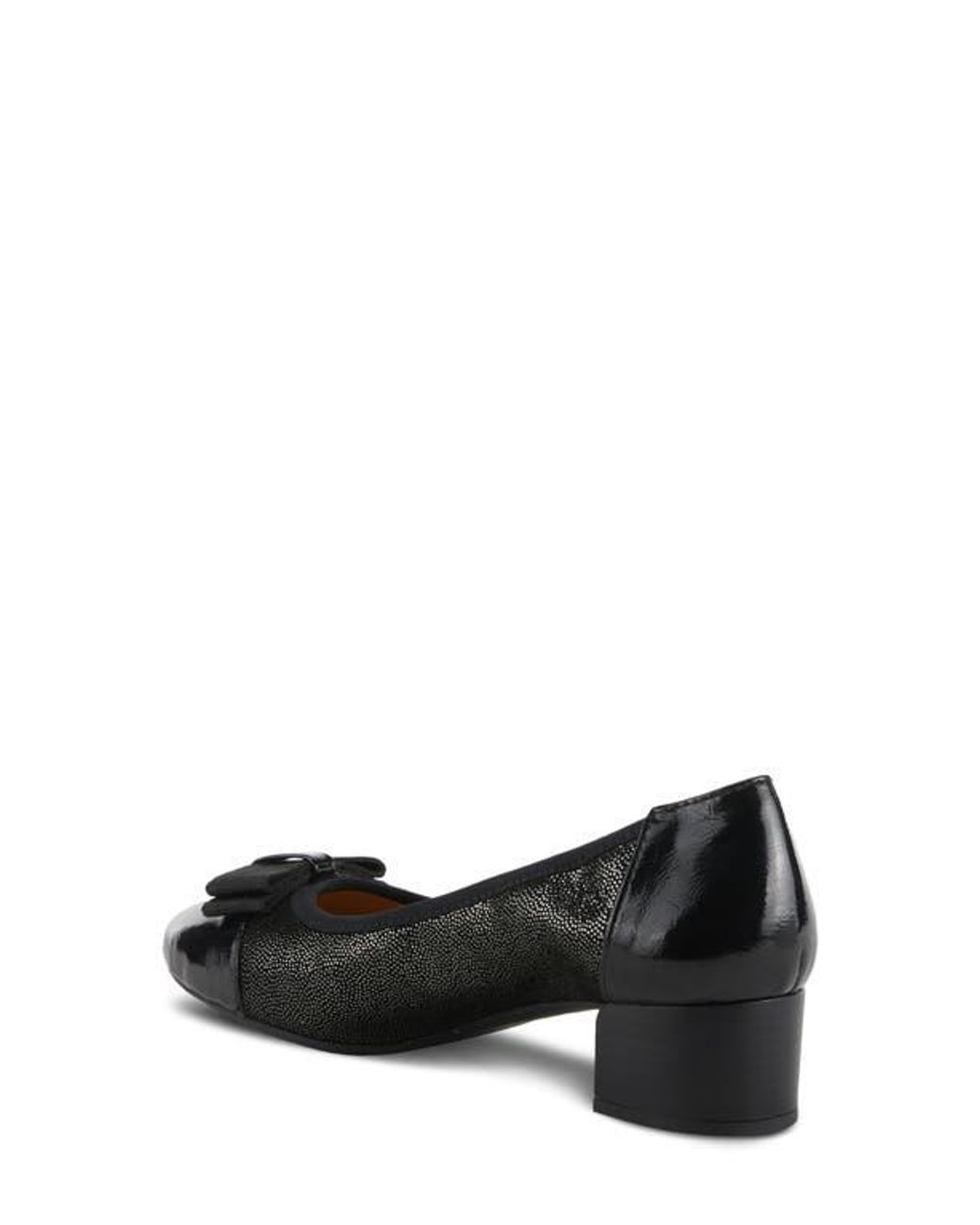 Spring Step Paulette Bow Pump in Black | Lyst