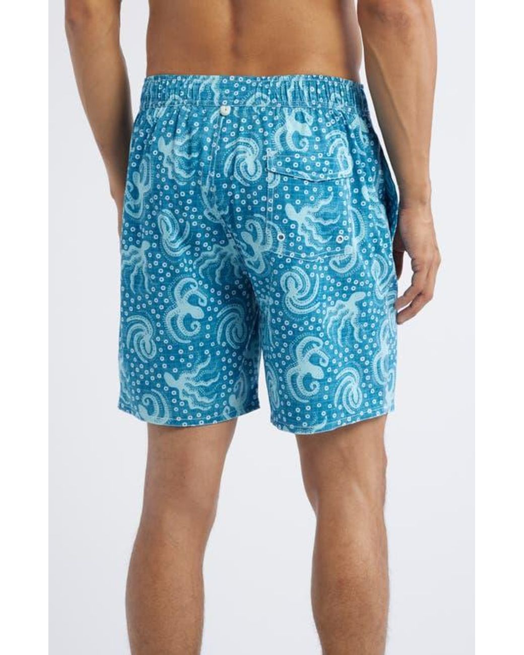 Johnnie-o Big Swim Trunks in Blue for Men | Lyst