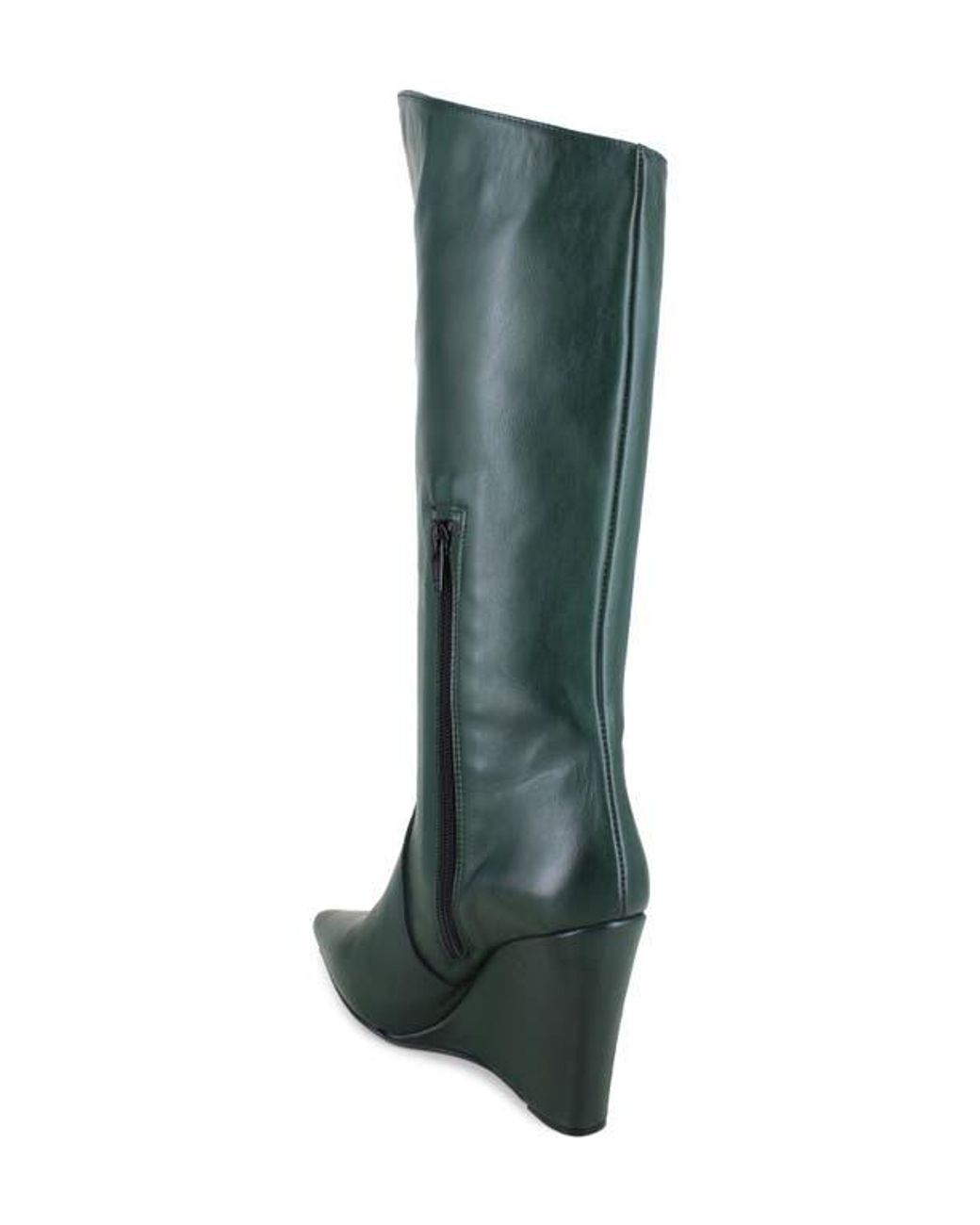 Zigi Karlin Pointed Toe Wedge Boot in Green | Lyst