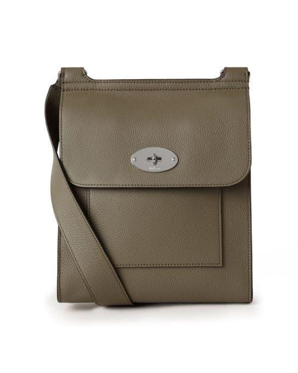 Mulberry Antony Leather Messenger in Green for Men | Lyst