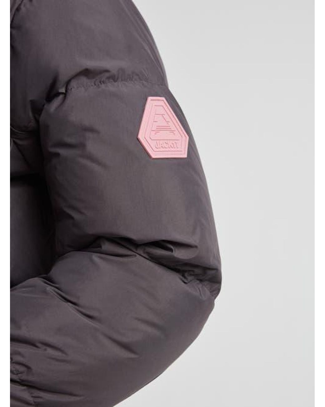 Jacket Star Shower Long Sleeve Puffer Jacket in Gray | Lyst