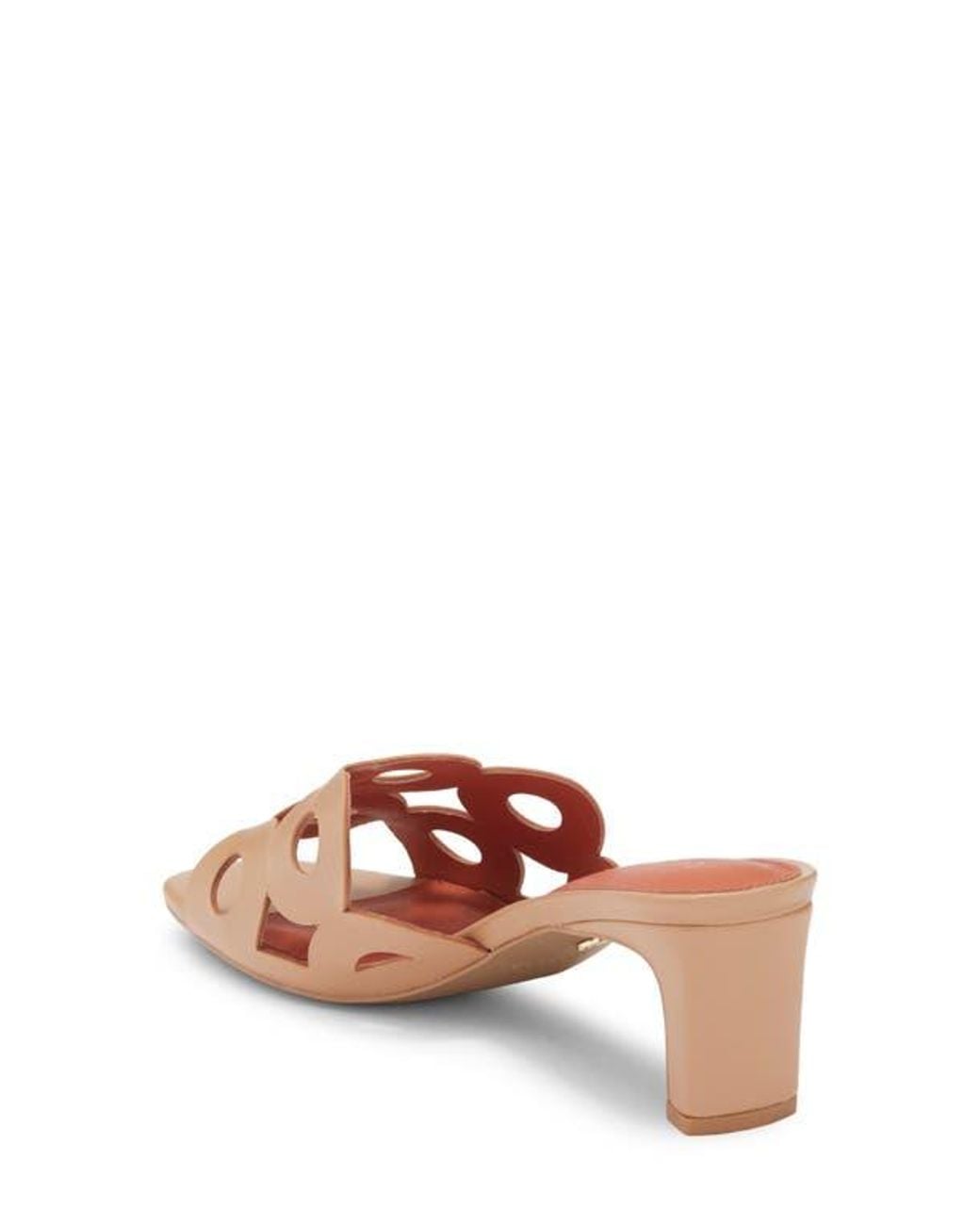 Cecelia New York Belmont Cutout Slide Sandal in Pink | Lyst