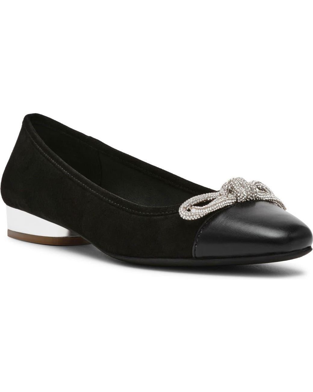 Anne Klein Cassidy Flat in Black | Lyst