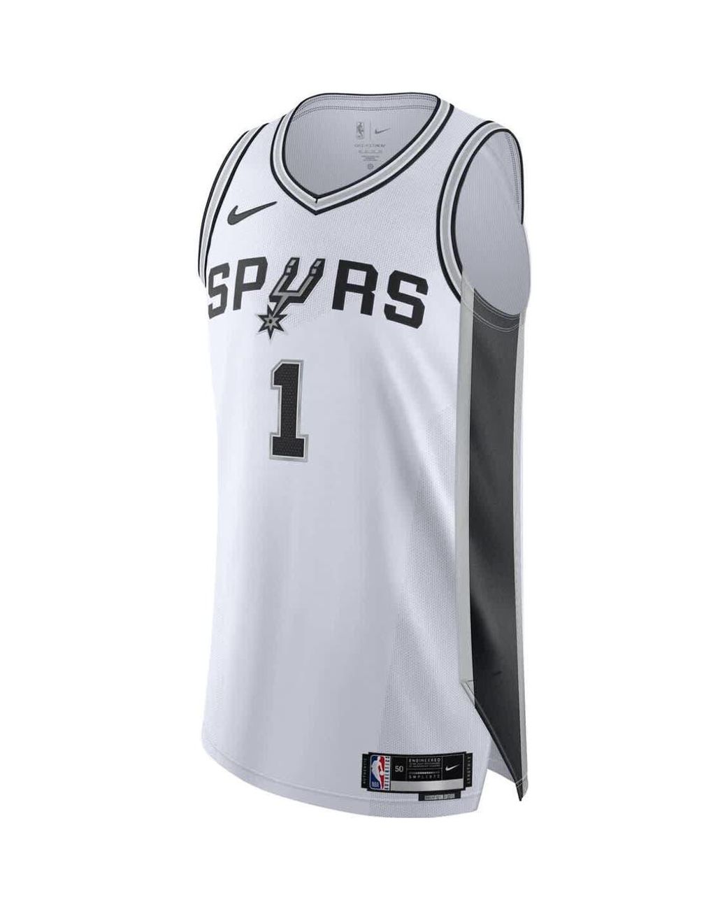 Nike Victor Wembanyama San Antonio Spurs Authentic Jersey in Gray for ...