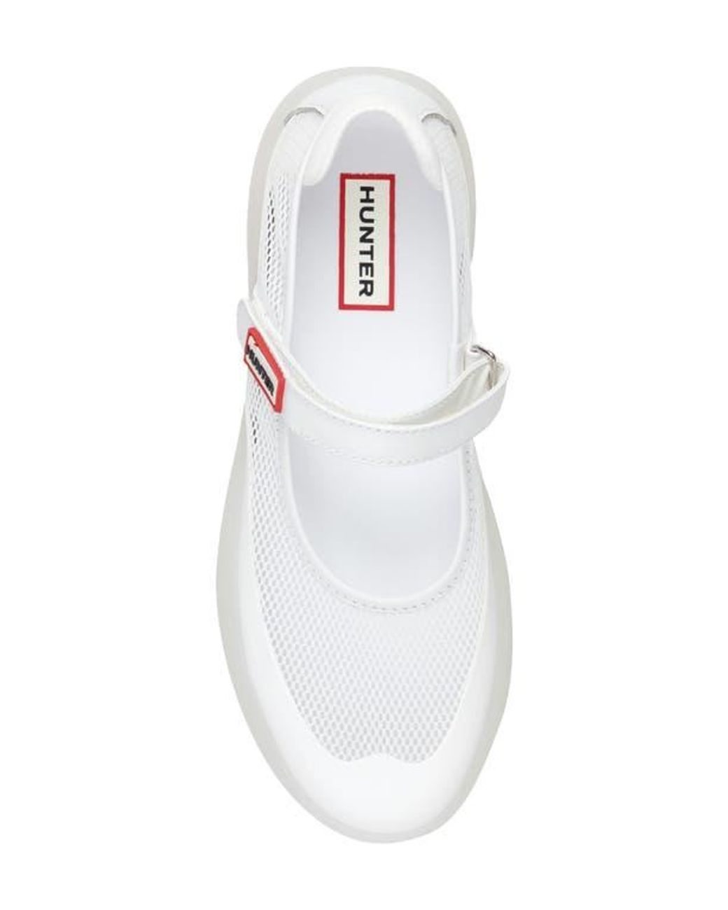HUNTER Mire Mary Jane Sneaker in White | Lyst
