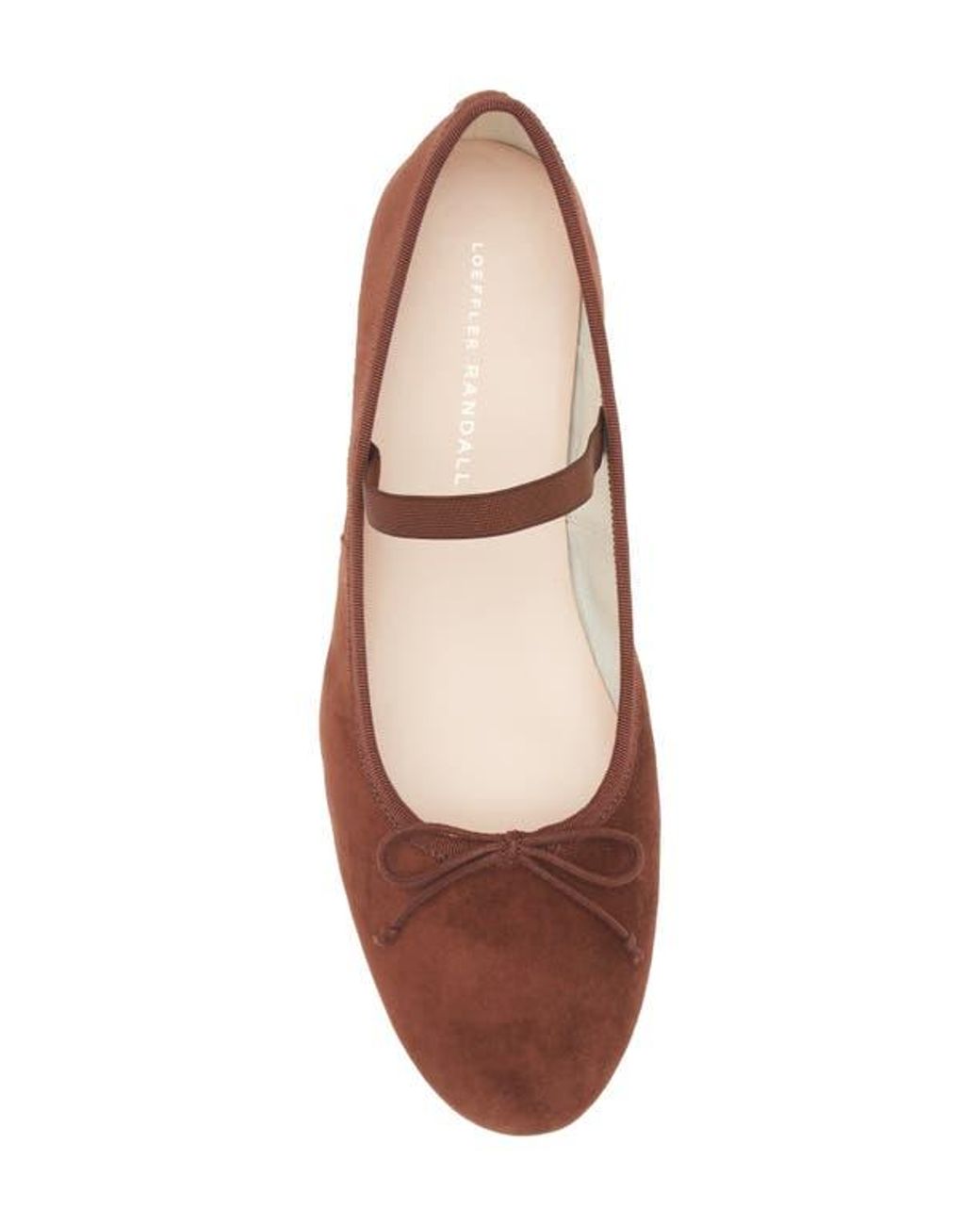 Loeffler Randall Leonie Mary Jane Flat in Brown | Lyst