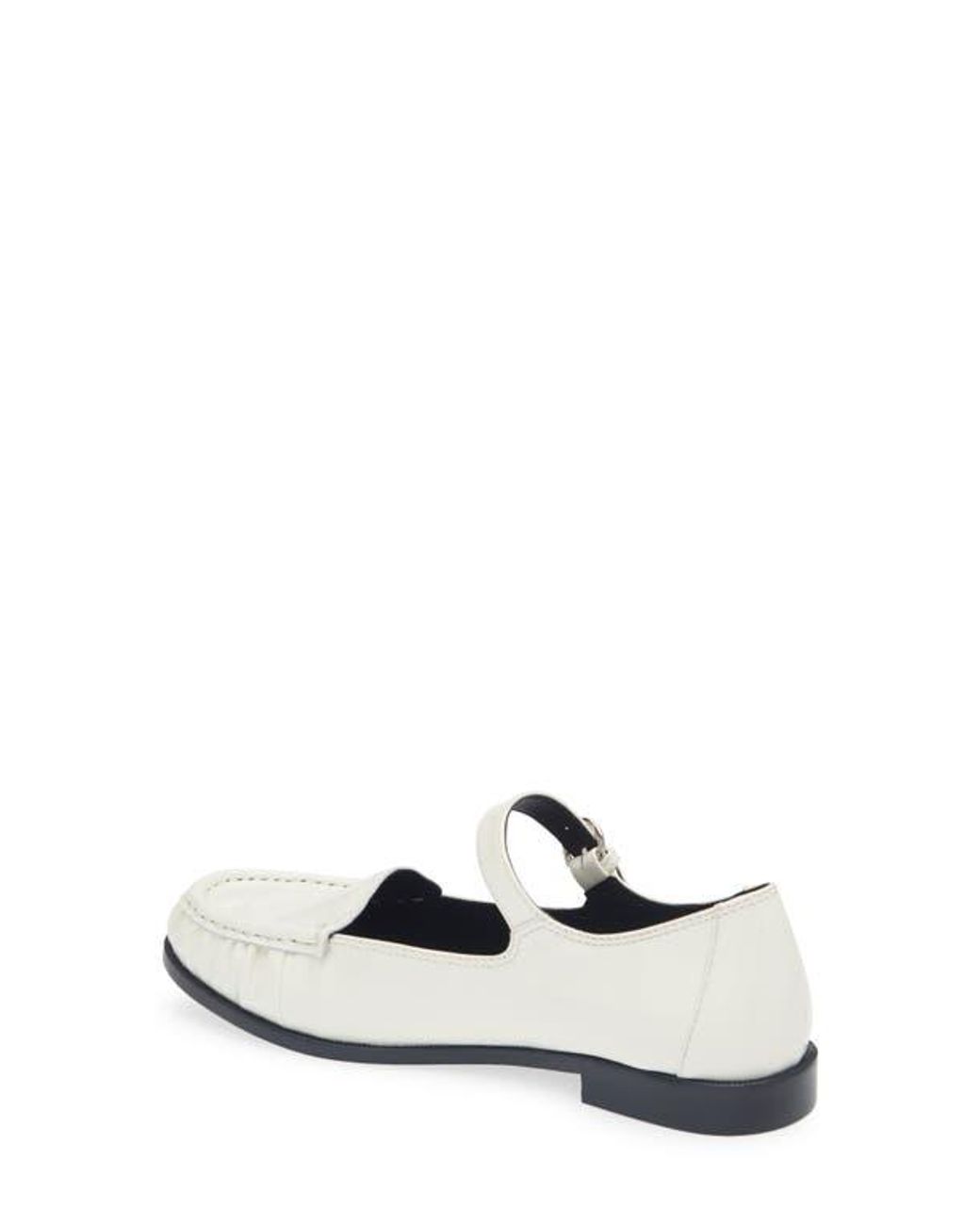 Jeffrey Campbell Lillith Mary Jane Flat in White | Lyst