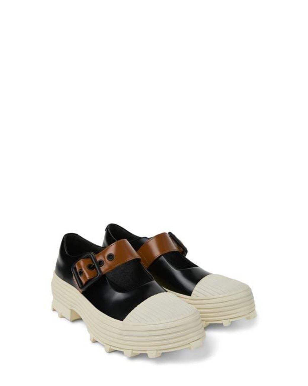 Camper Lab Traktori Mary Jane Loafer in Black | Lyst