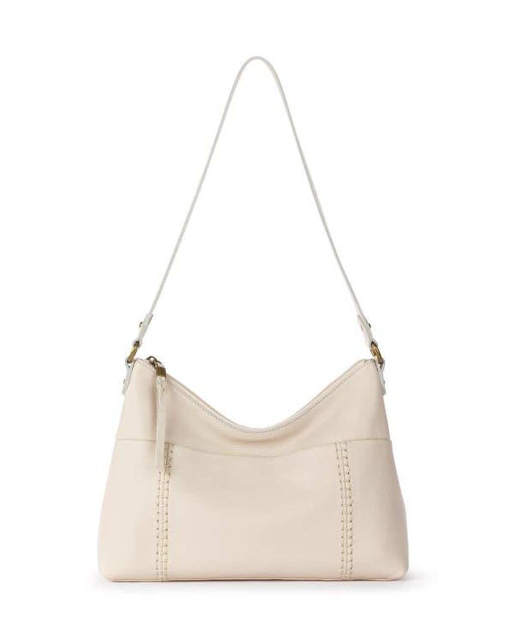 The Sak Melrose Leather Shoulder Bag in Natural | Lyst