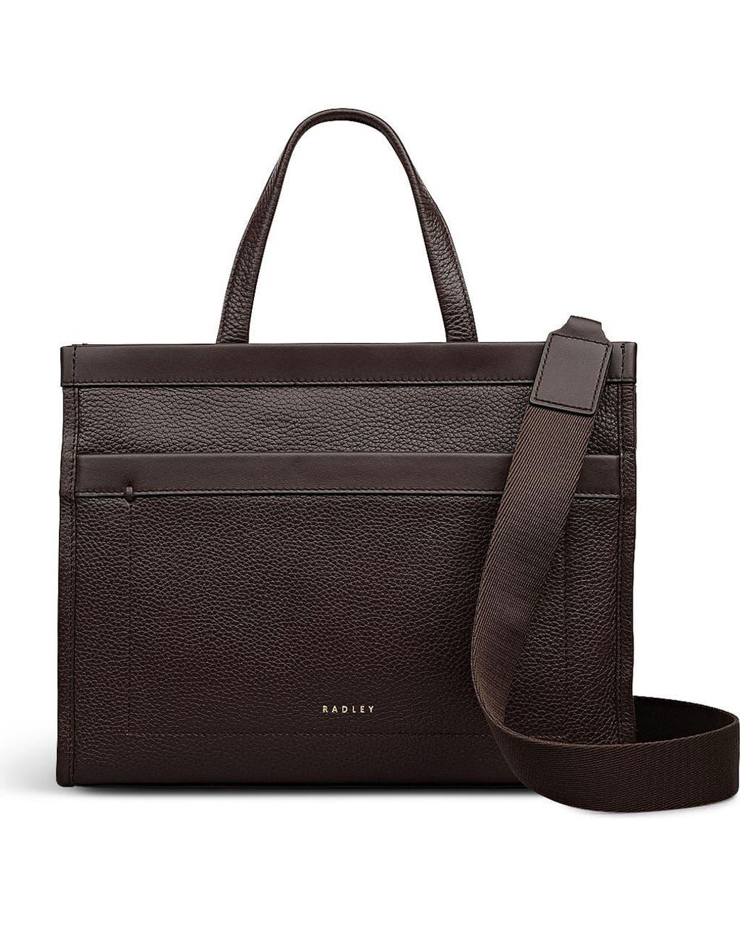 Radley Alba Place Ziptop Satchel Bag in Black | Lyst