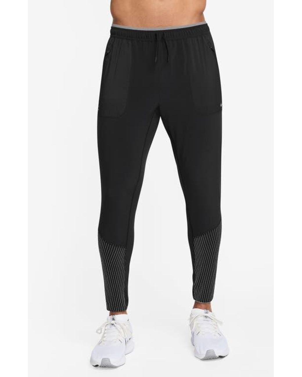 Nike Dri-Fit Phenom Running Division Running Pants in Black for Men | Lyst