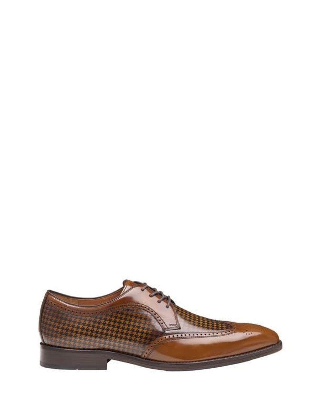 Johnston & Murphy Sullivan Wingtip Derby in Brown for Men | Lyst