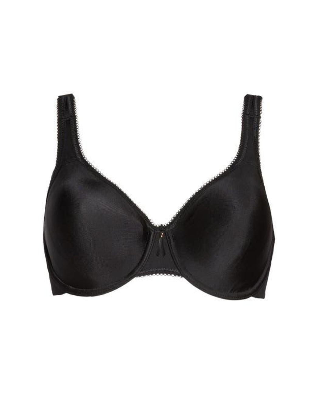 Wacoal Basic Beauty Seamless Underwire Bra in Black | Lyst