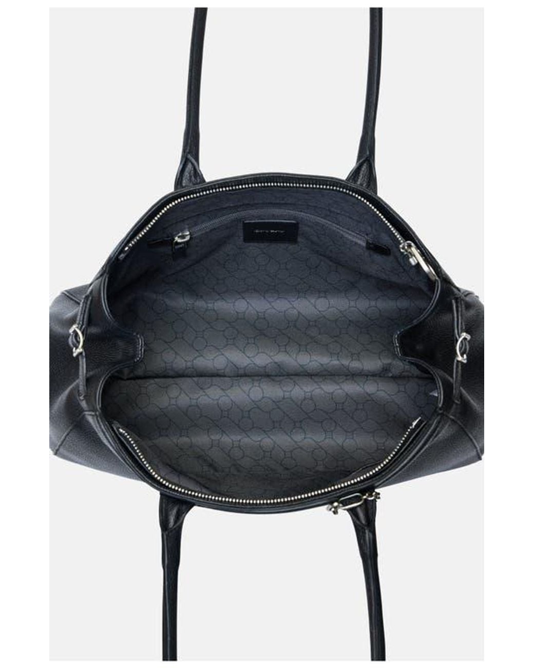 orYANY Harper Leather Shoulder Bag in Black | Lyst