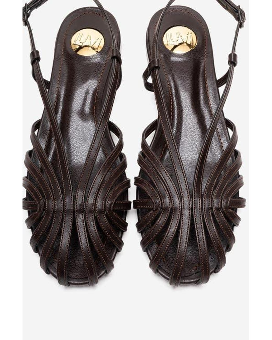 Prologue Shoes Liss Strap Sandal in Black | Lyst