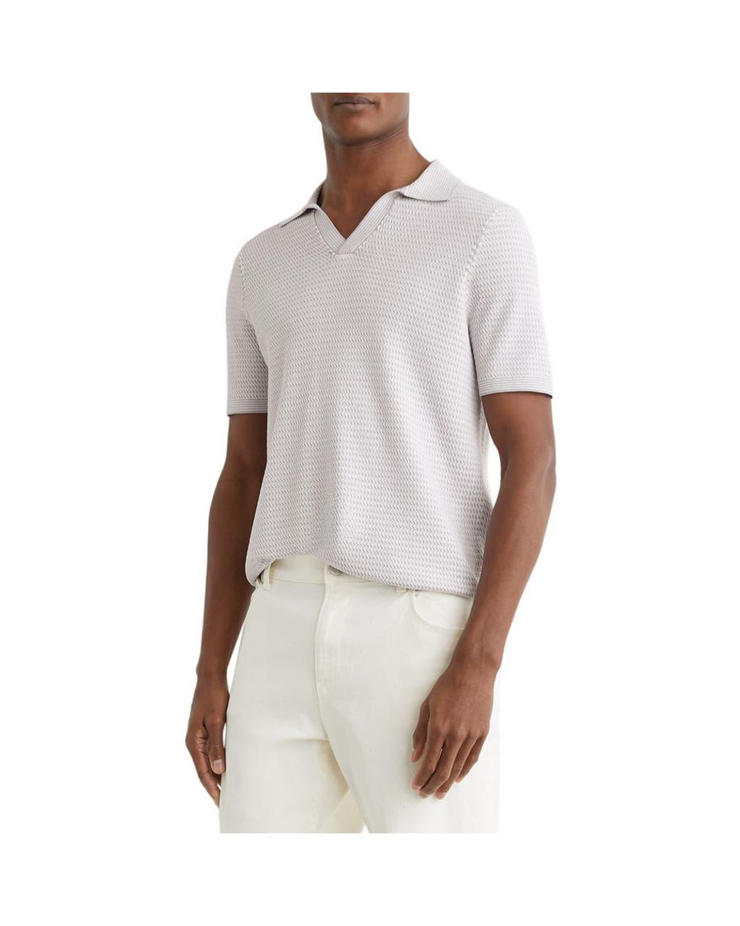 Reiss Redbury Polo in White for Men | Lyst