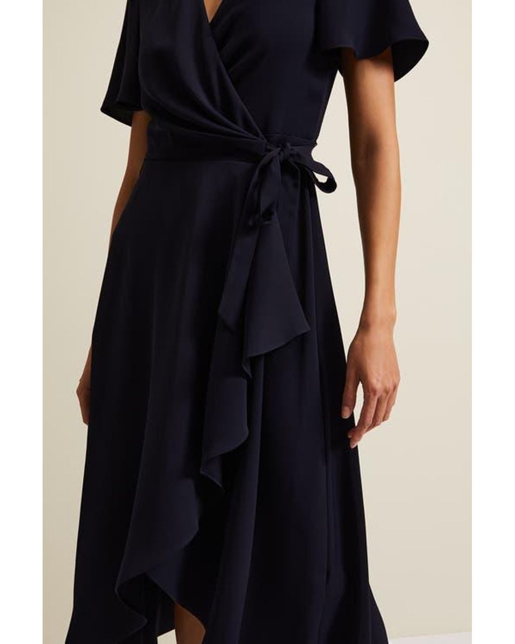 Phase Eight Julissa Wrap Midi Dress in Blue | Lyst