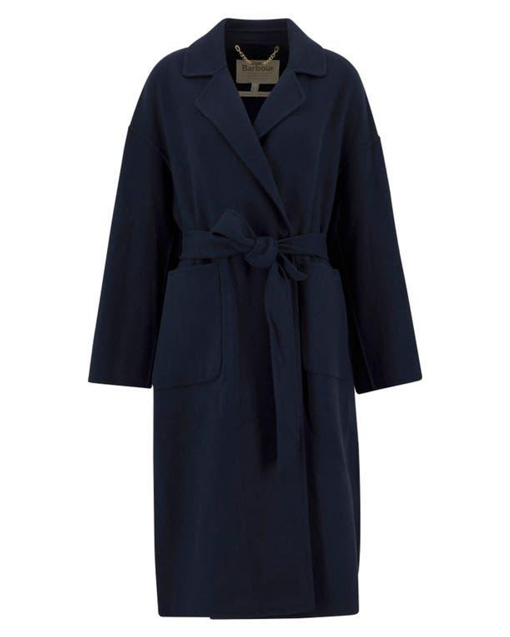 Barbour Rachel Wool Blend Coat in Blue | Lyst