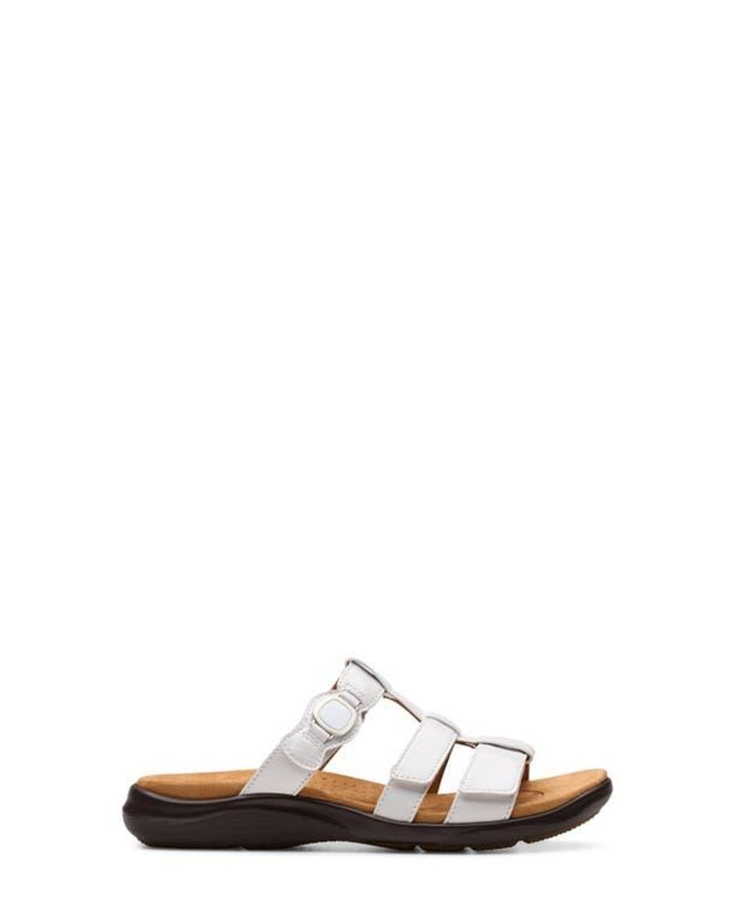 Clarks Kitly Pearl Sandal in White | Lyst