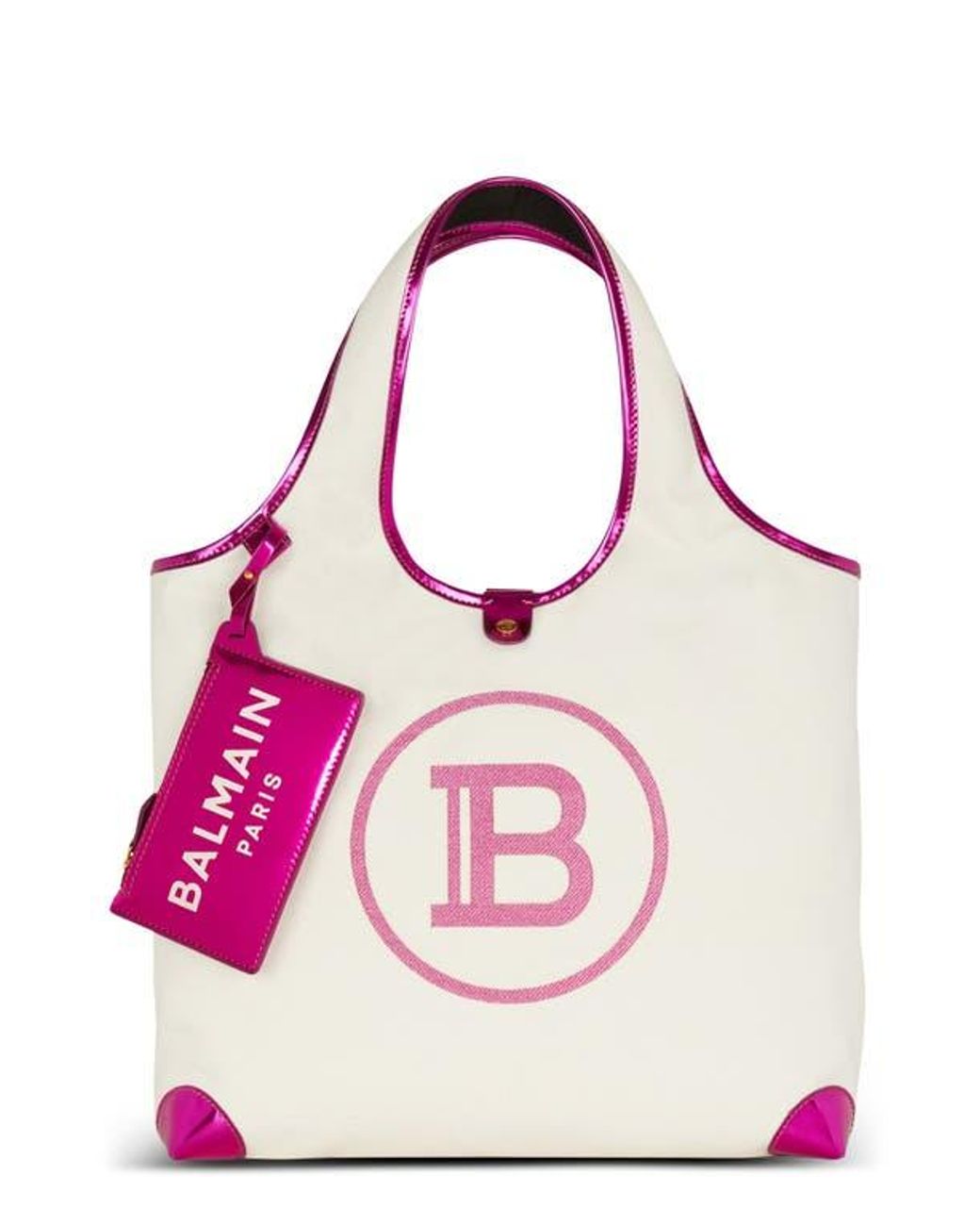 Balmain Large B-Army Shopper Tote in Pink | Lyst