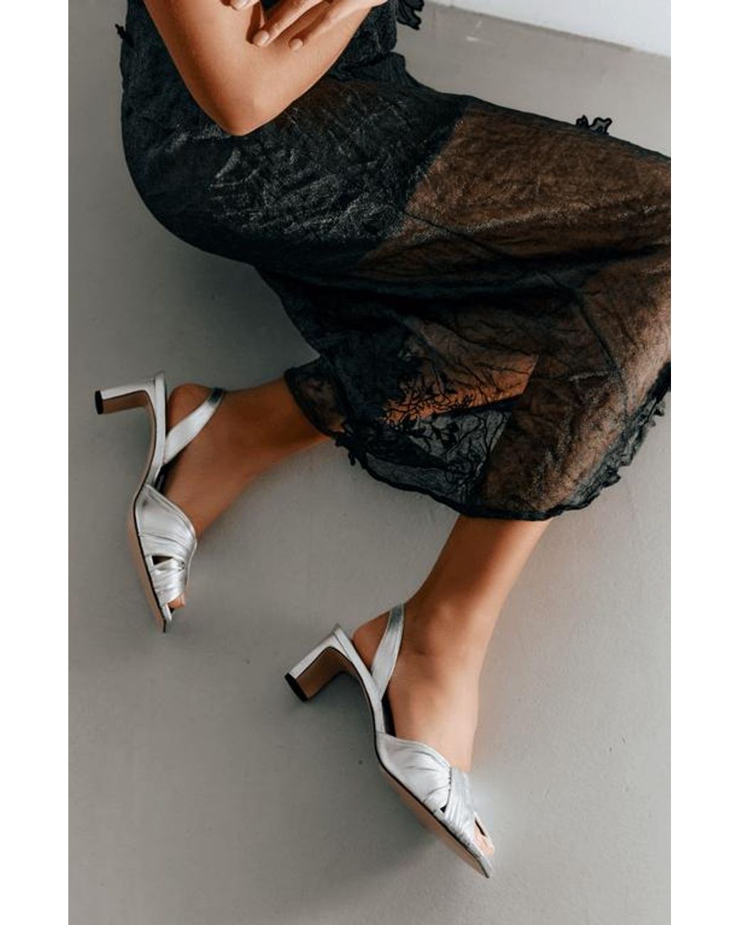 Daniella Shevel Riley Pump in White | Lyst