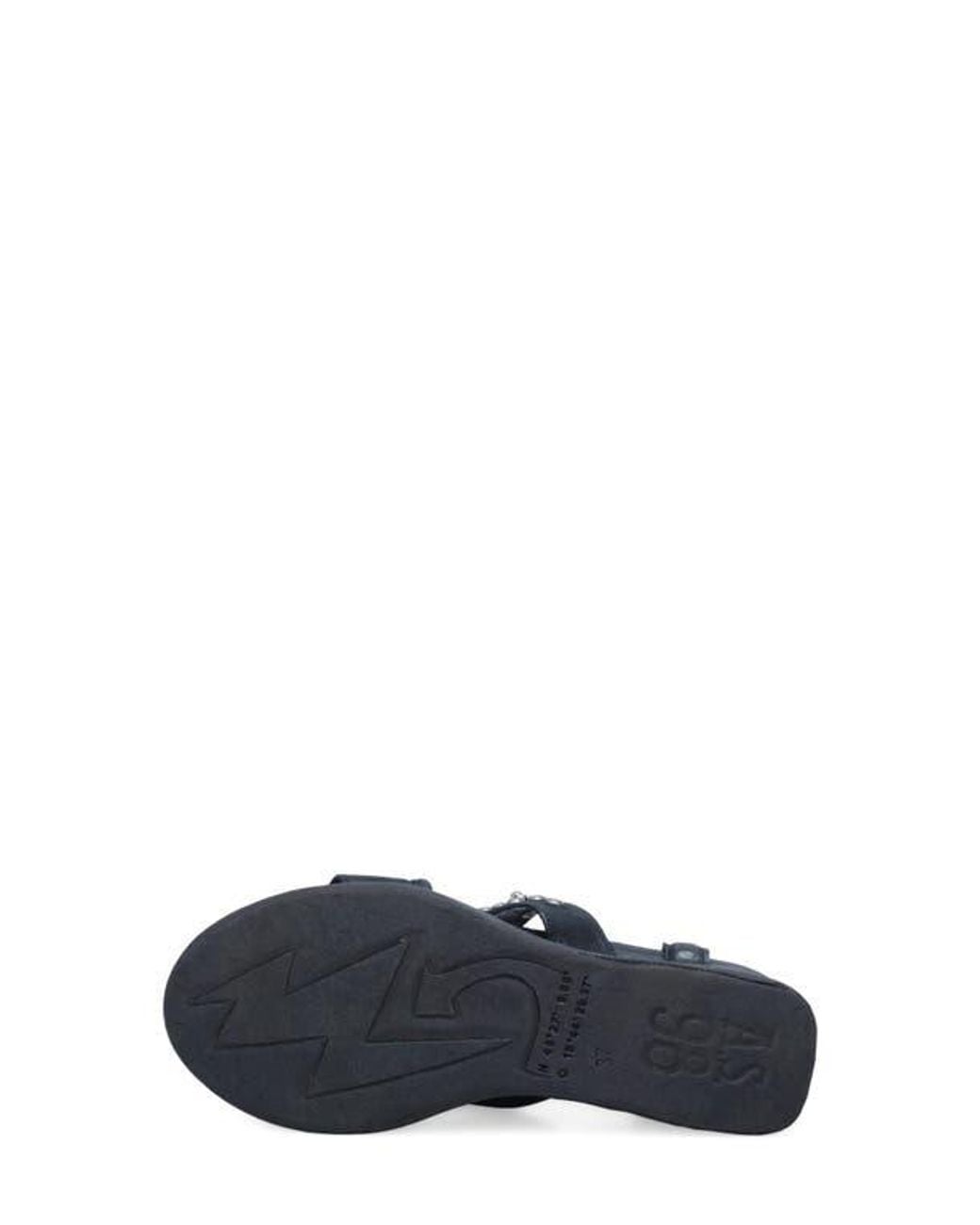 A.s.98 Lowman Platform Sandal in Blue | Lyst