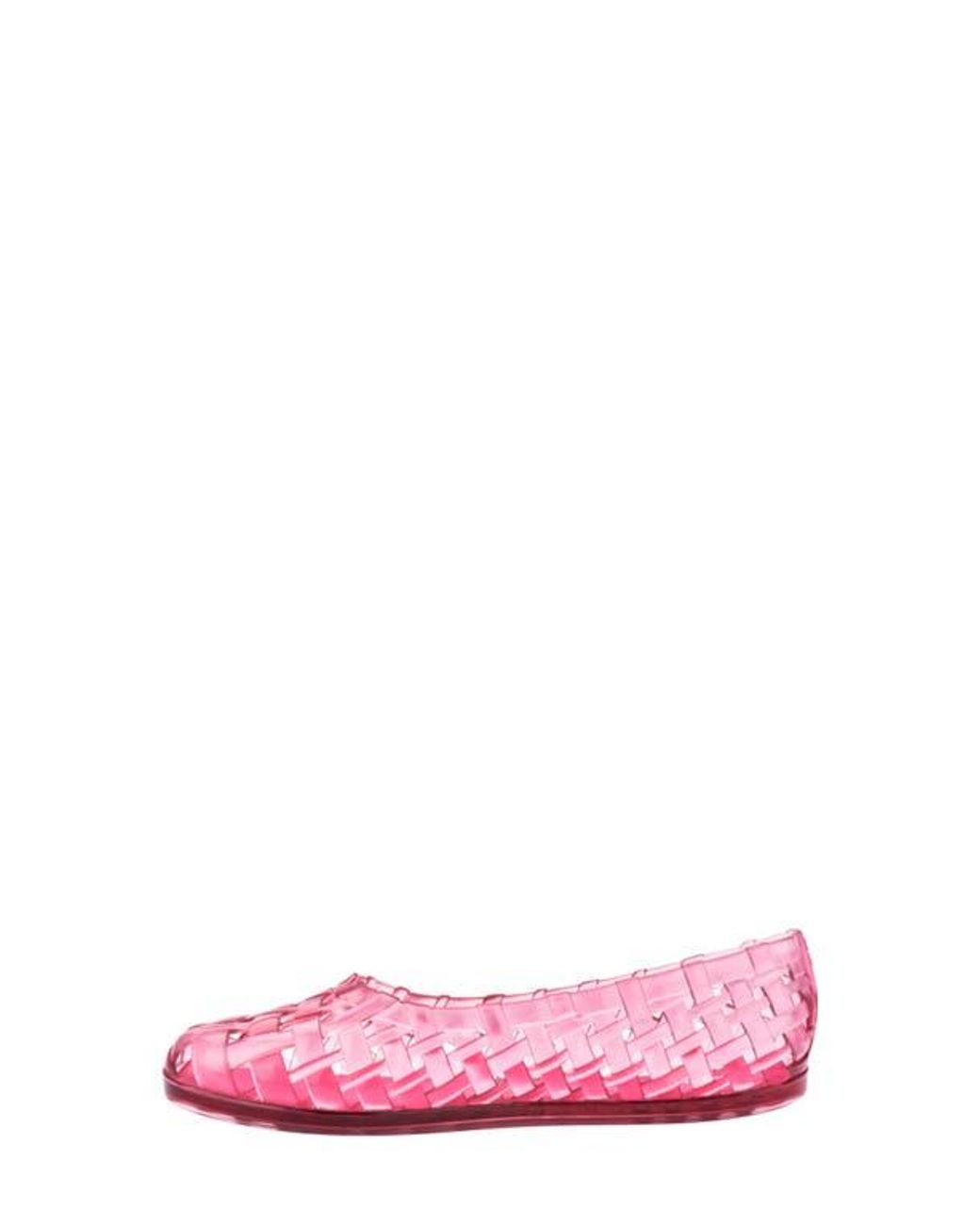 Melissa Possession Water Resistant Jelly Ballet Flat in Pink | Lyst