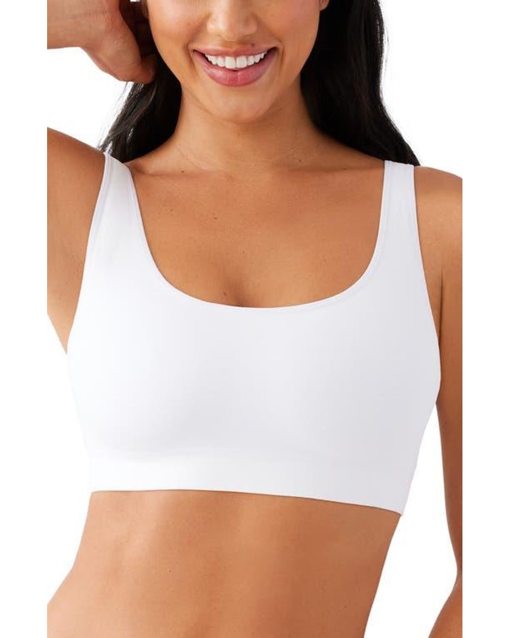 Wacoal Feeling Flexible Full Bust Bralette in White | Lyst