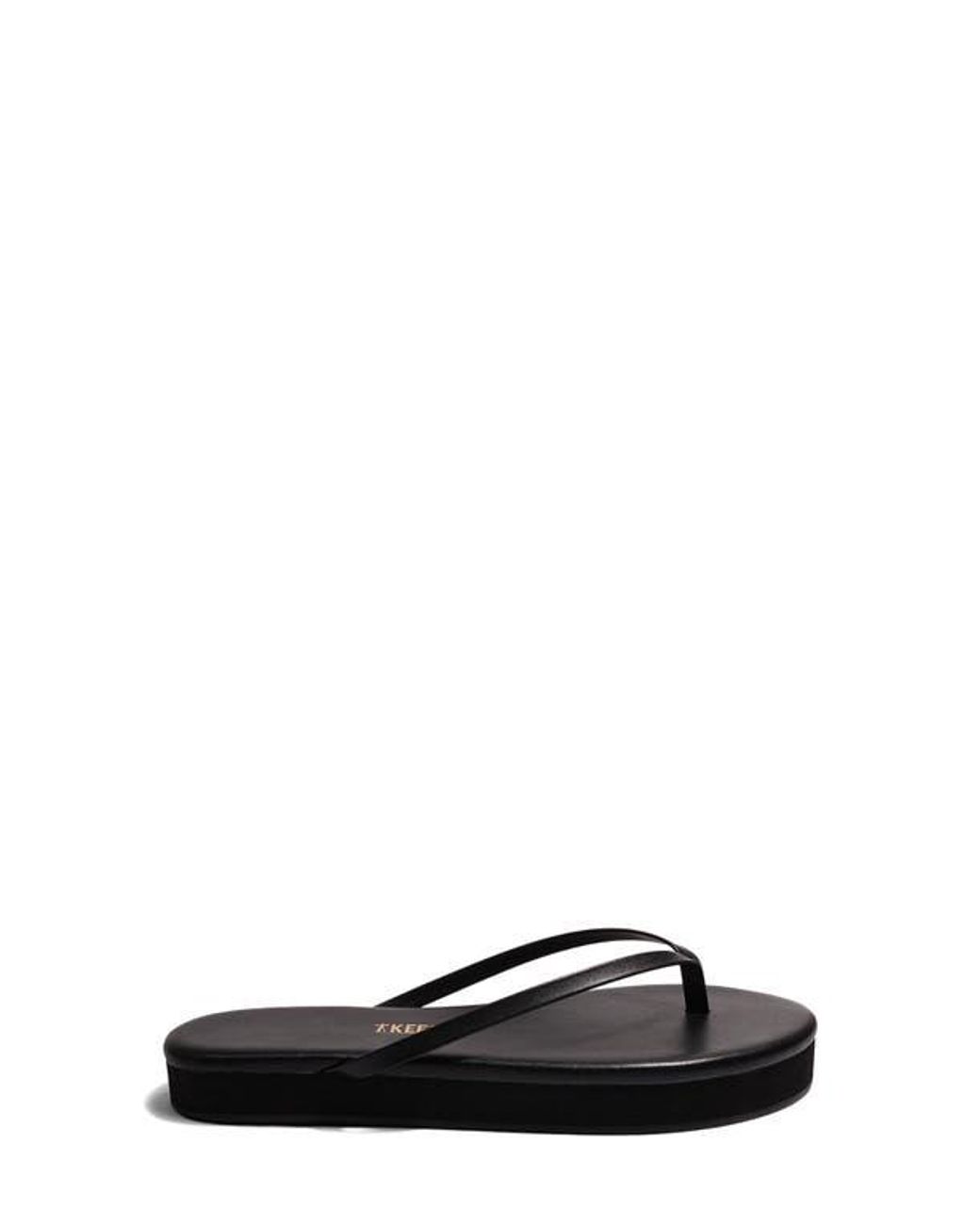 TKEES Lily Platform Flip Flop in Black | Lyst