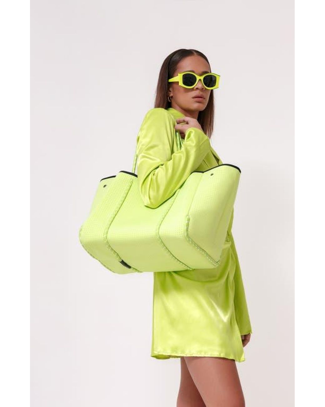 Pop Ups Brand Everyday Neoprene Tote in Green | Lyst