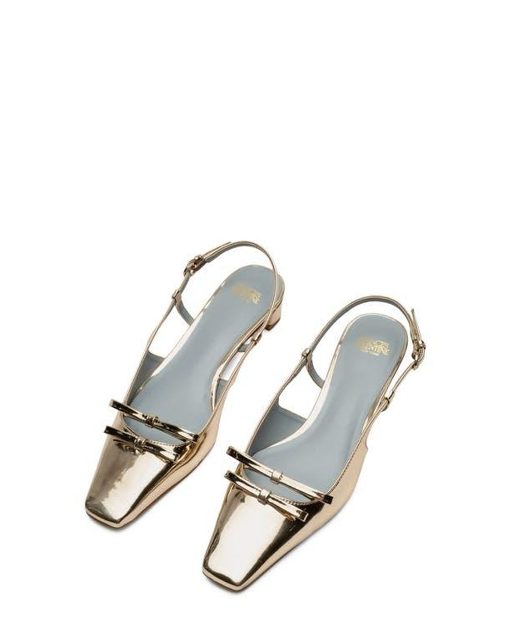 Frances Valentine Emma Slingback Pump in White | Lyst
