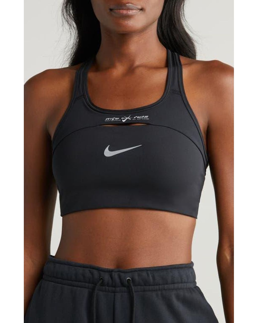 Nike X Megan Thee Stallion Support Sports Bra in Black | Lyst