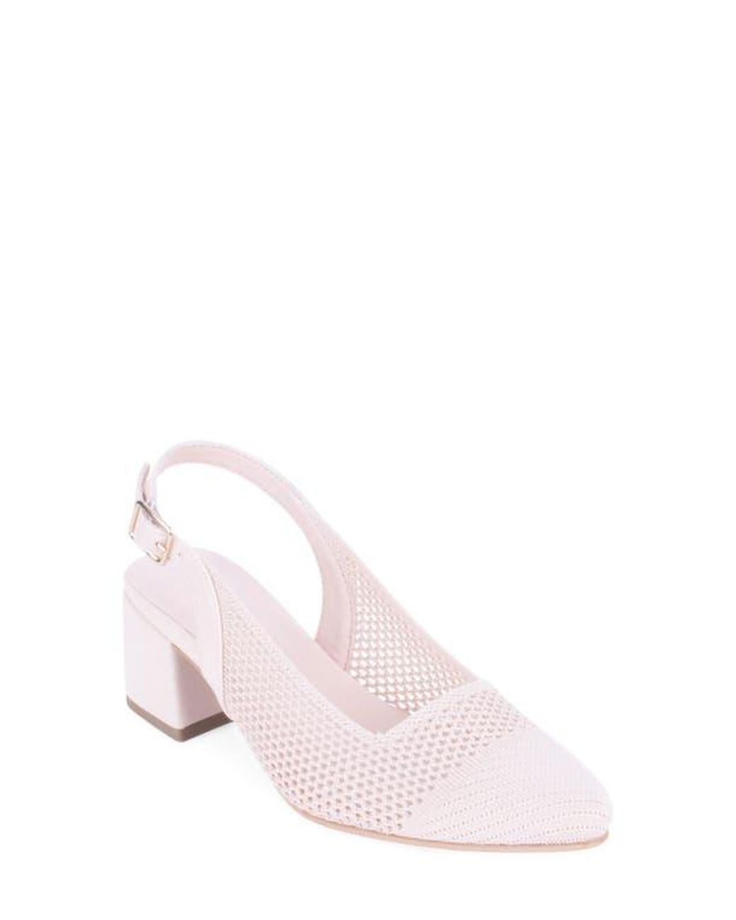 Tahari Pisa Slingback Cap Toe Pump in Pink | Lyst