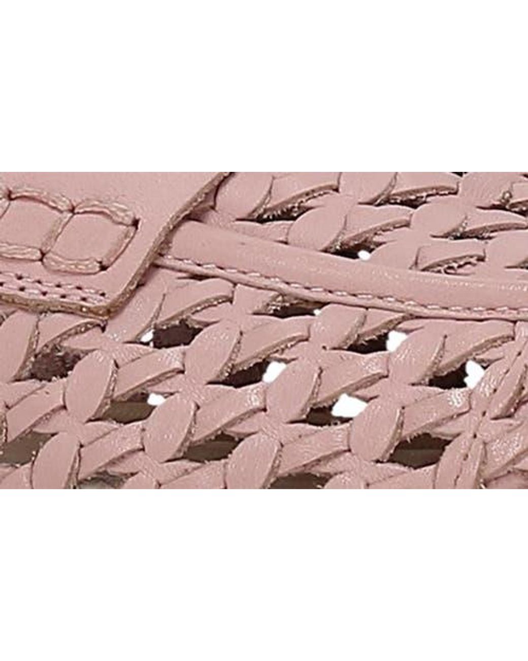 Frye Faith Woven Penny Loafer in Pink | Lyst